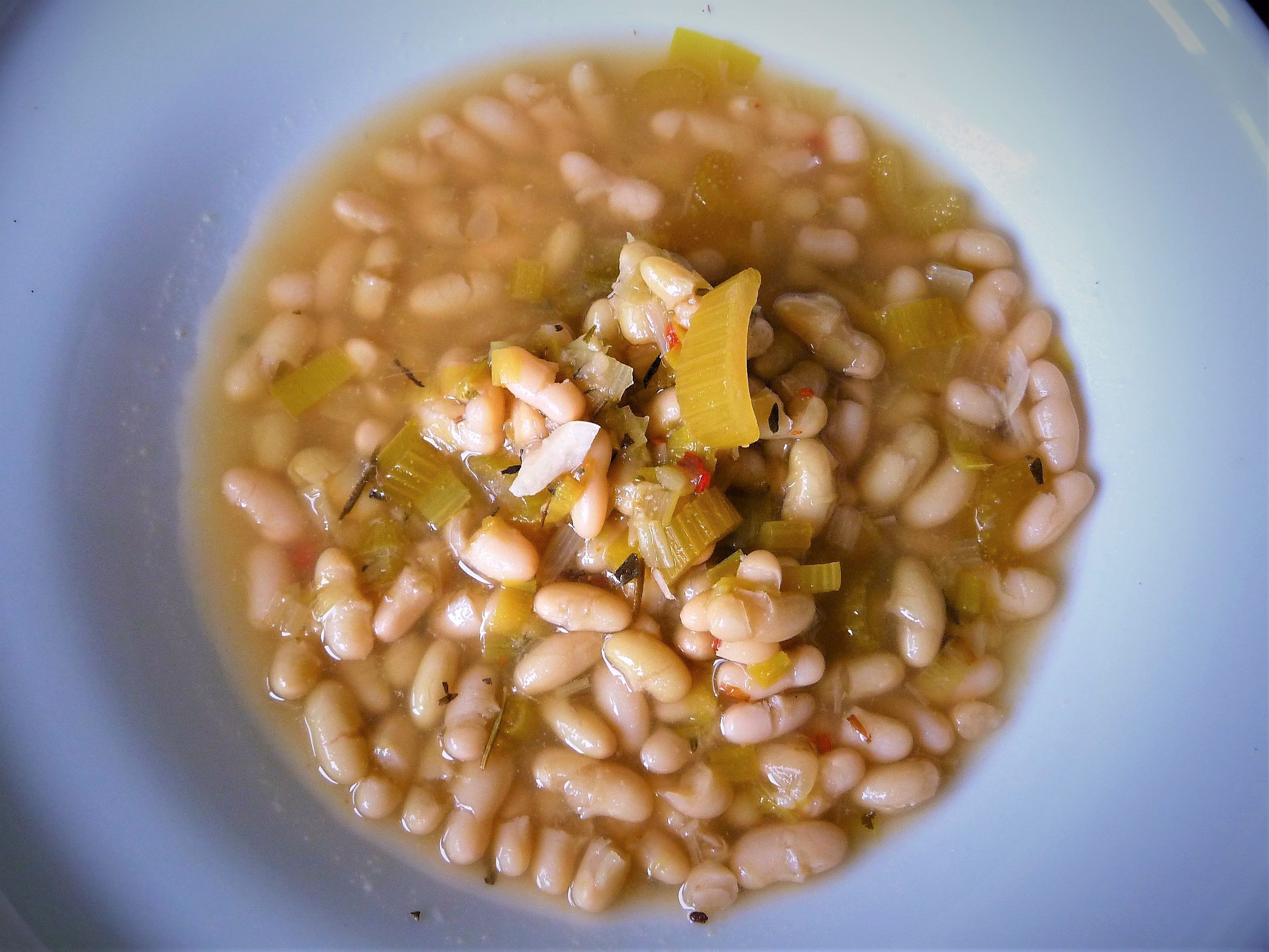 Braised French Flageolet Beans and Leeks - Plants-Rule