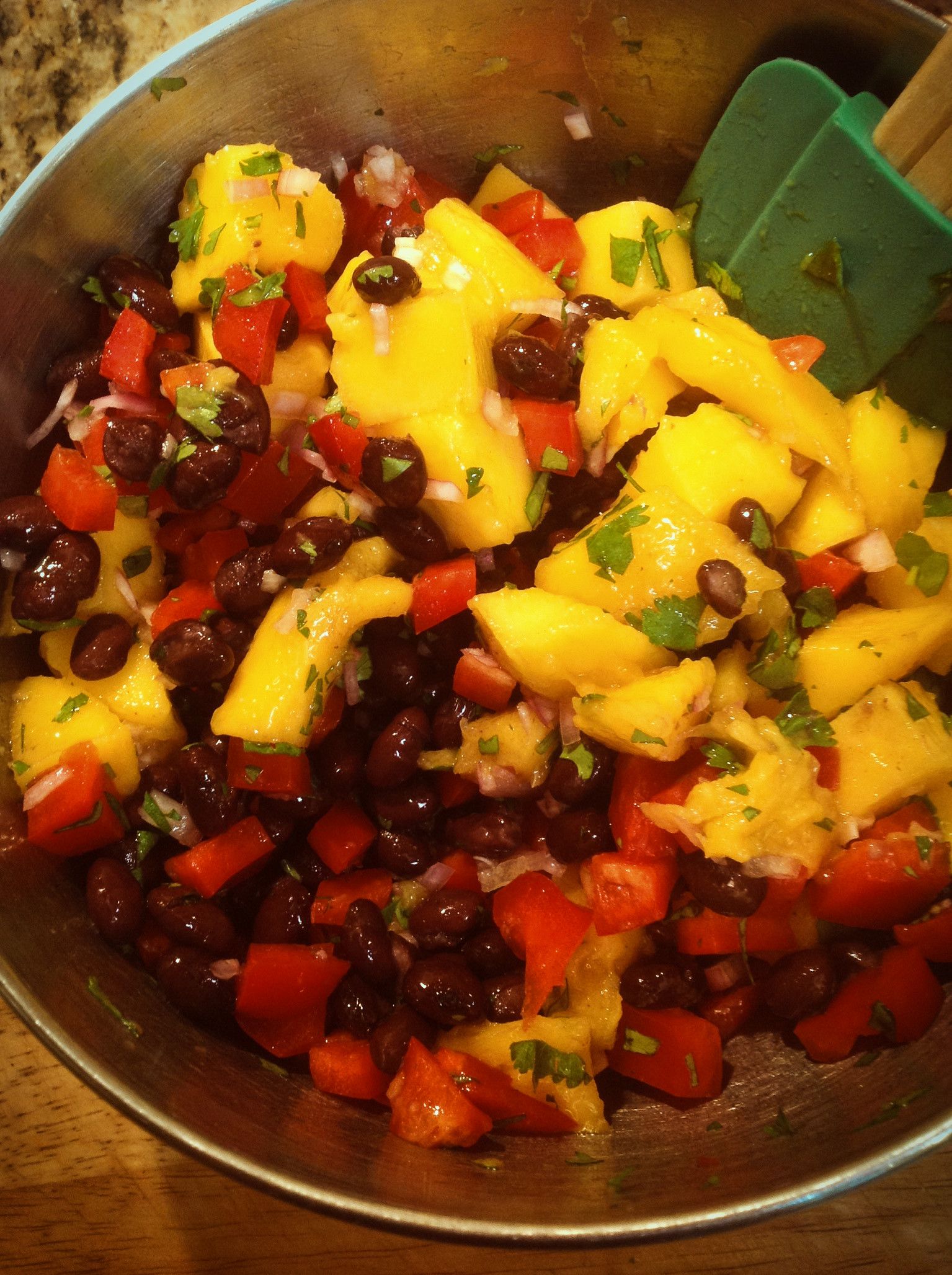 5-Minute Mango Black Bean Salad - Plants-Rule