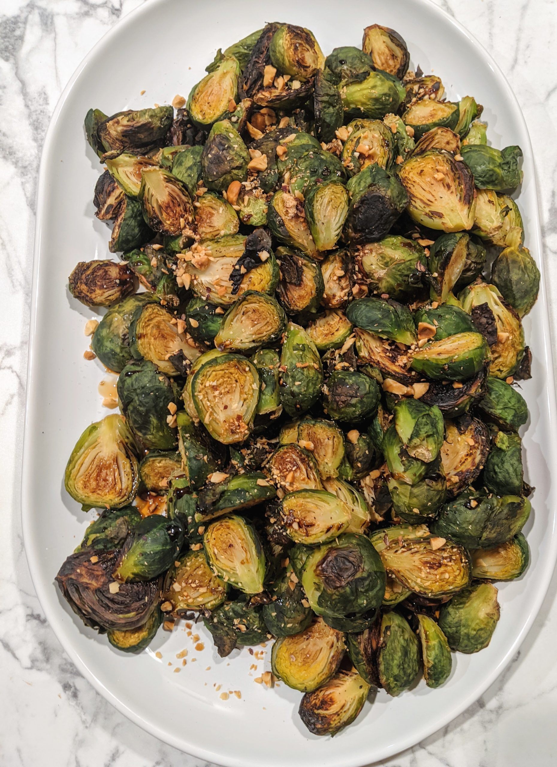 How to Make Oil-Free Balsamic Roasted Brussels Sprouts - Plants-Rule
